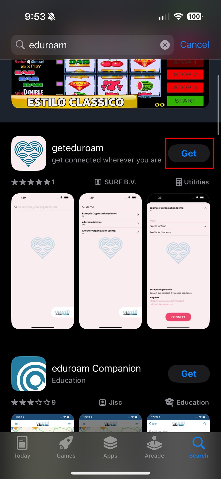 Eduroam Configuration (iOS) | Nanook Technology Services